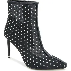 KENNETH COLE Quincy Studded Mesh Bootie - Black Mesh