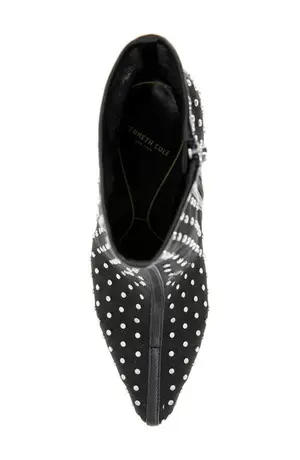 KENNETH COLE Quincy Studded Mesh Bootie - Black Mesh