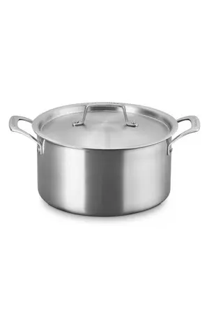 LE CREUSET Essential 6.25-quart Deep Round Stockpot - Stainless Steel