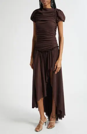 SIEDRES Adeline Semisheer Chiffon Maxi Dress