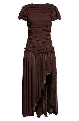 SIEDRES Adeline Semisheer Chiffon Maxi Dress