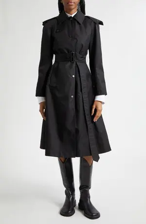 Burberry Tilley Trench Coat With Removable Hood