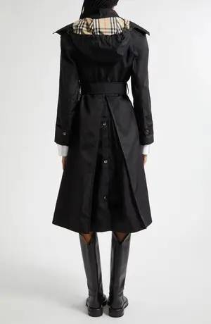 Burberry Tilley Trench Coat With Removable Hood