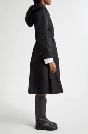 Burberry Tilley Trench Coat With Removable Hood