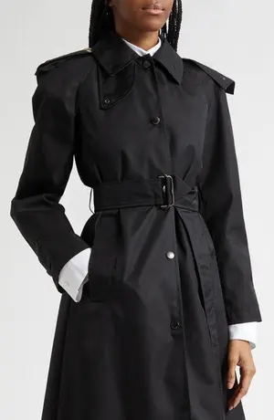 Burberry Tilley Trench Coat With Removable Hood