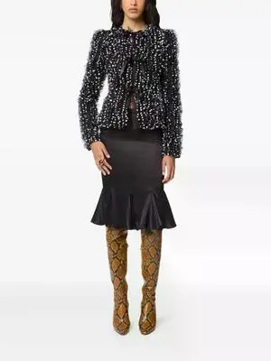 Nina Ricci Embroidered Polka Dot Jacket