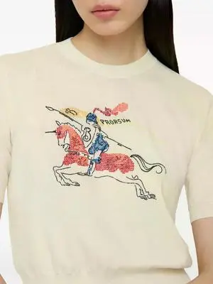 Burberry Cross-stitch Top