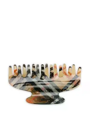 Burberry Check Print Hair Clip