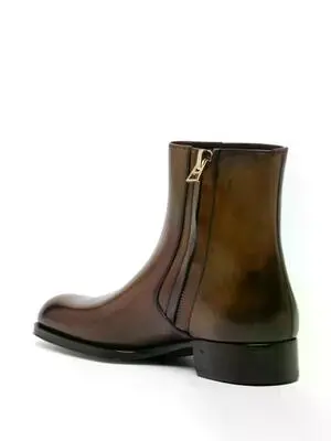 TOM FORD Edgar Zipped Boots - Brown