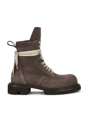 Rick Owens Paneled Boots For Men