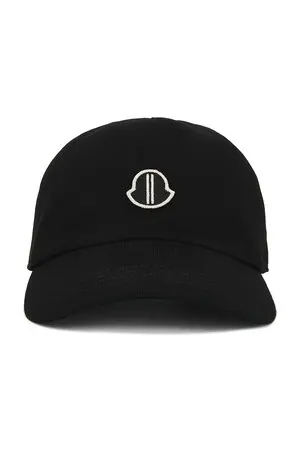 Rick Owens X Moncler Capello Baseball Hat - Black