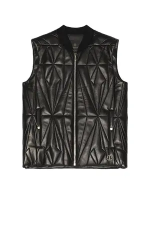 Rick Owens X Moncler Geocamo Flight Vest - Black