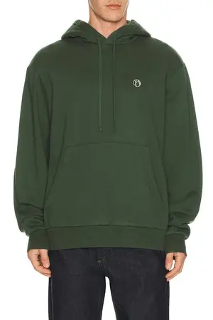 PALMES Stitch Hooded Sweatshirt - Dark Green