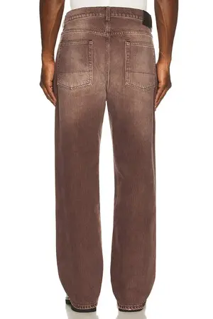 Our Legacy Third Cut Jean In Brown - Overdyed Choco Melon