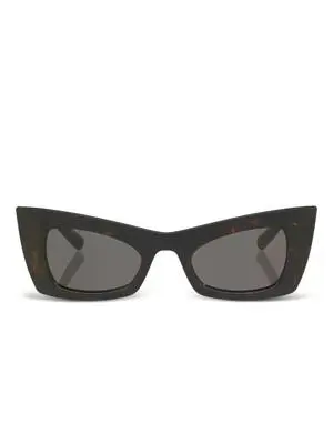 Saint Laurent Sl 702 Cat-eye Sunglasses - Brown