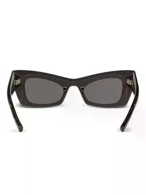 Saint Laurent Sl 702 Cat-eye Sunglasses - Brown