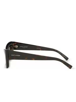 Saint Laurent Sl 702 Cat-eye Sunglasses - Brown
