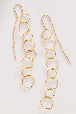 ANTHROPOLOGIE Looped Threader Earrings