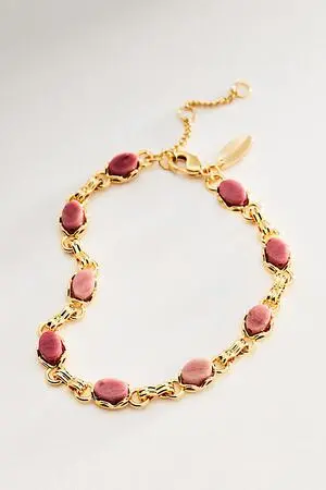 Anthropologie Stone Wrap Bracelet - Pink