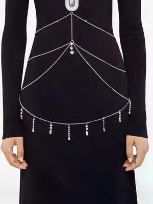 Rabanne Pendant-embellishment Body Chain - Silver