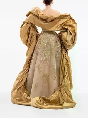 SAIID KOBEISY Taffeta Cape
