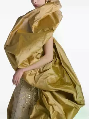 SAIID KOBEISY Taffeta Cape