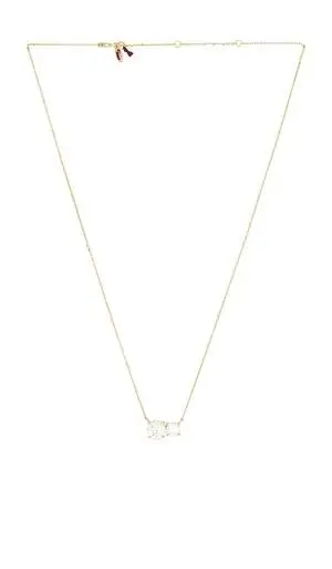 Shashi Double Solitaire Necklace - Gold