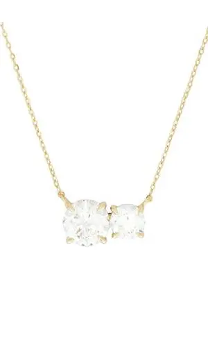 Shashi Double Solitaire Necklace