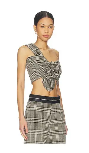 JBQ Camelia Top - Multi Tartan