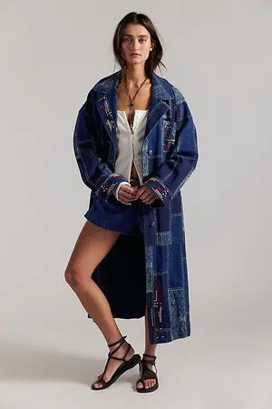 Free People Patchwork Coat
