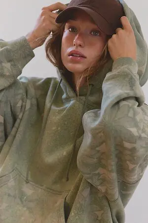 Free People Final Call Graffiti Logo Hoodie - Terrain