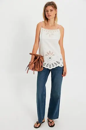 Free People Morgan Embroidered Tunic