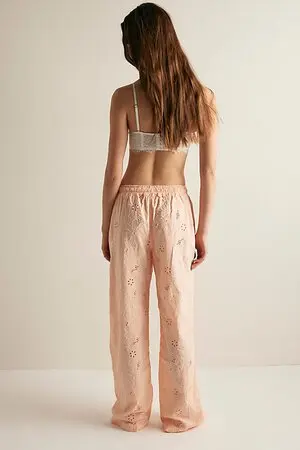 Free People Day Drift Pants - Pale Peach