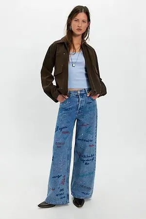 MOTHER The Mid-rise Double Dip Nerdy Jeans