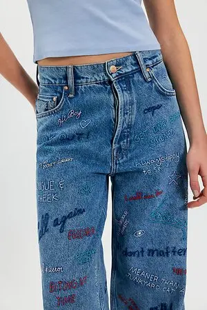MOTHER The Mid-rise Double Dip Nerdy Jeans