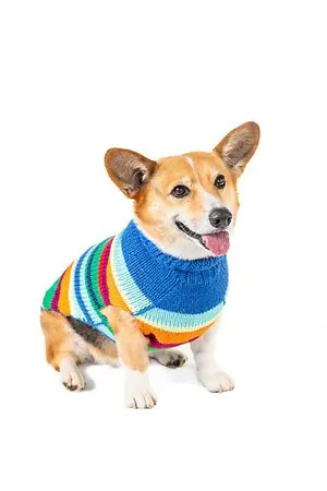 CHILLY DOG Royal Alpaca Stripe Dog Sweater