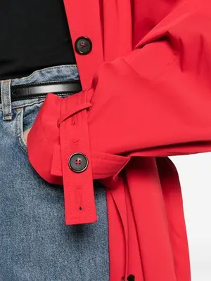 TOTEME Cotton Trench Coat - Red