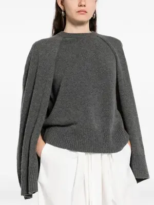 TOTEME Cashmere Crewneck Jumper - Grey