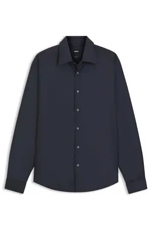 BOSS Regular-fit Overshirt With Padding