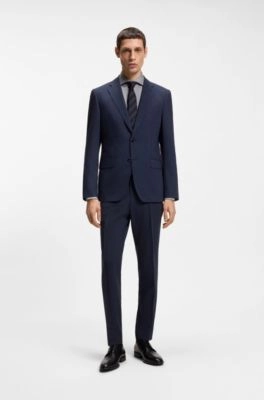 BOSS Easy-iron Slim-fit Shirt In Stretch Cotton - Grey