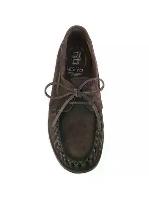 ALEXANDER HOTTO Suede Derby Shoes - Brown