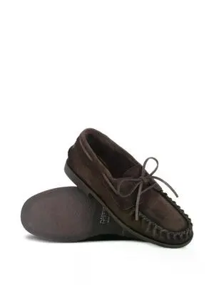 ALEXANDER HOTTO Suede Derby Shoes - Brown