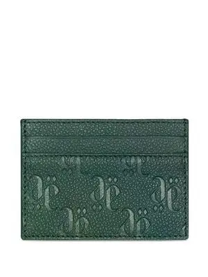 PLACE OF ËLMS Grained Debossed Card Holder - Green