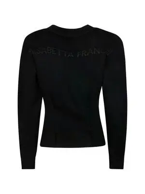 Elisabetta Franchi Button Logo Cardigan