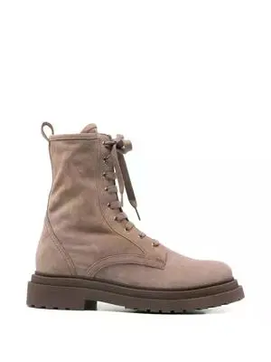 Brunello Cucinelli Lace-up Ankle Boots