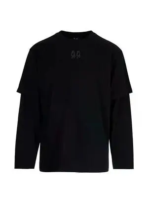 44 LABEL GROUP Long-sleeve Polo Shirt