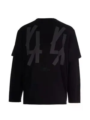 44 LABEL GROUP Long-sleeve Polo Shirt