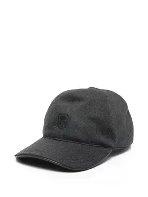 Corneliani Emblem Cap - Grey