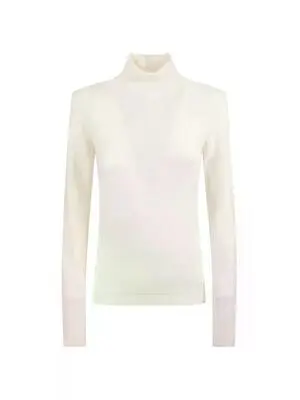 Fabiana Filippi Embellished Turtleneck Top - Neutrals