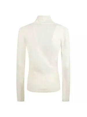 Fabiana Filippi Embellished Turtleneck Top - Neutrals